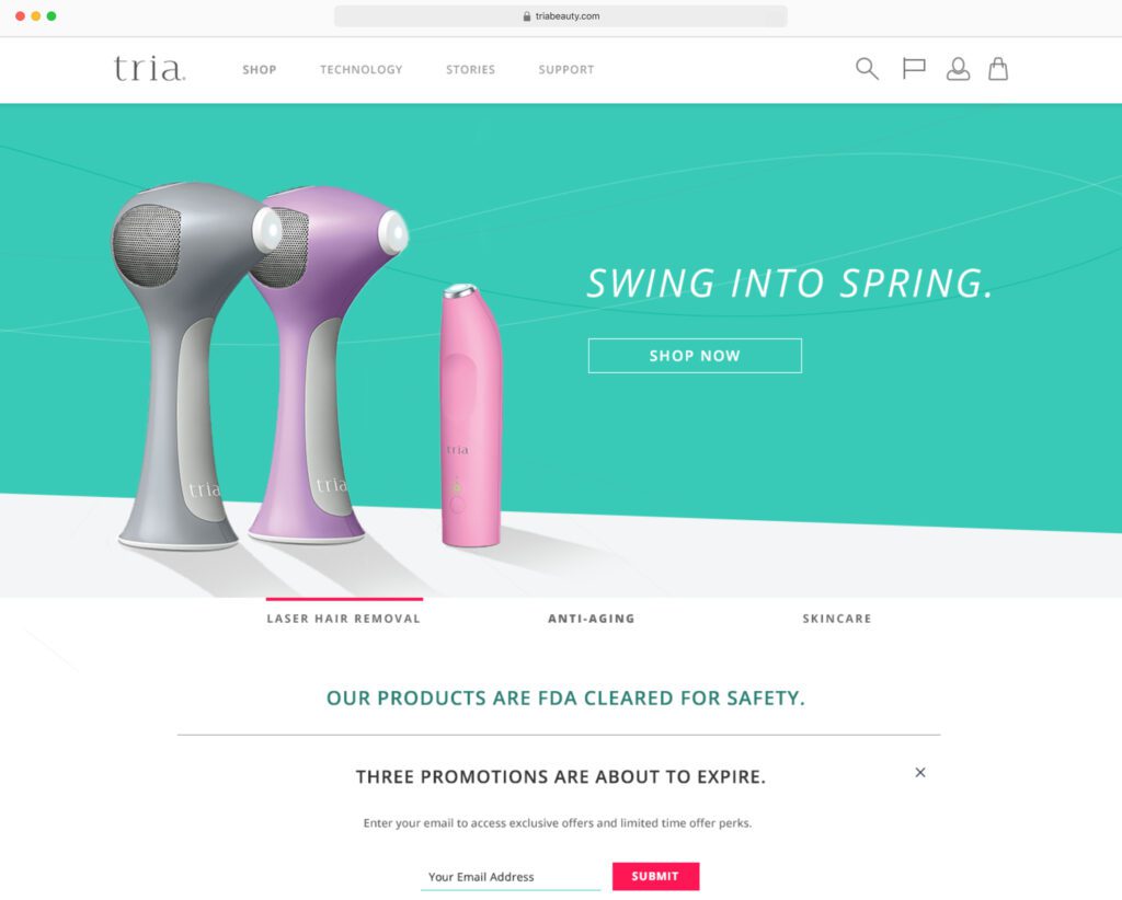 Ben Hewett–Tria Beauty Case Study